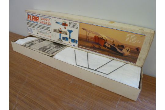 Flair radio controlled model aircraft kit - Scout Series Fokker DVII
