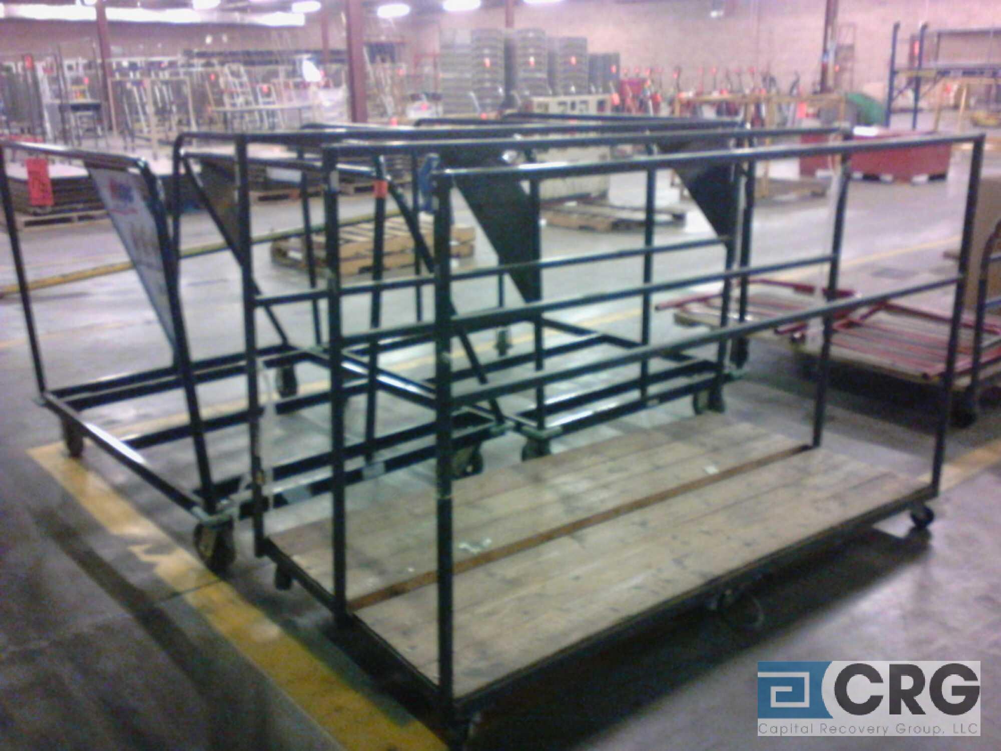 Lot of (3) asst mattress moving carts