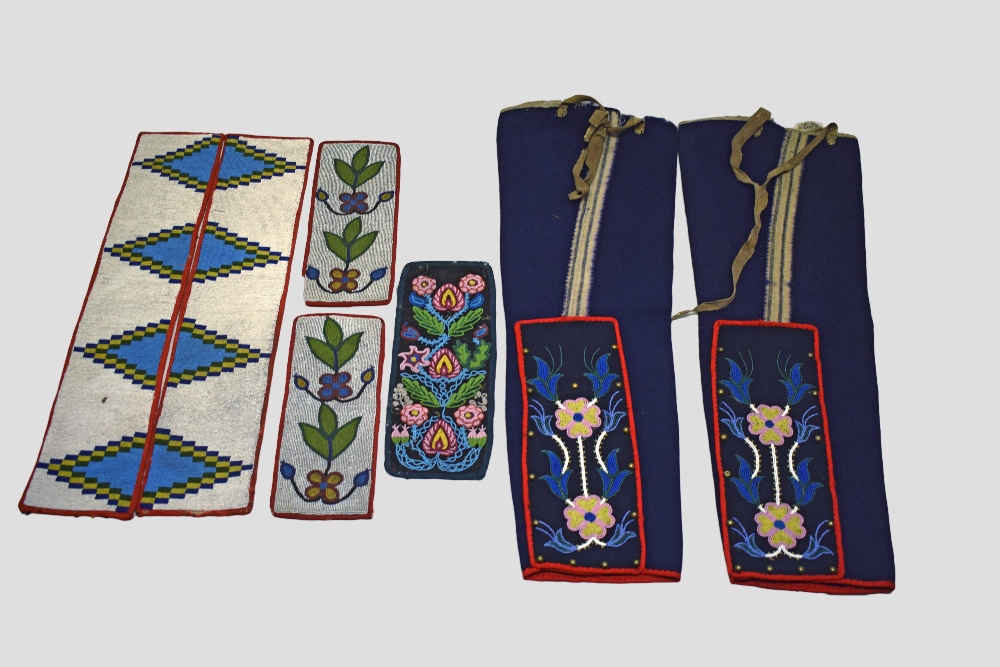 NORTH AMERICAN PLAINS INDIAN BEADWORK FROM A PRIVATE COLLECTION in the ...