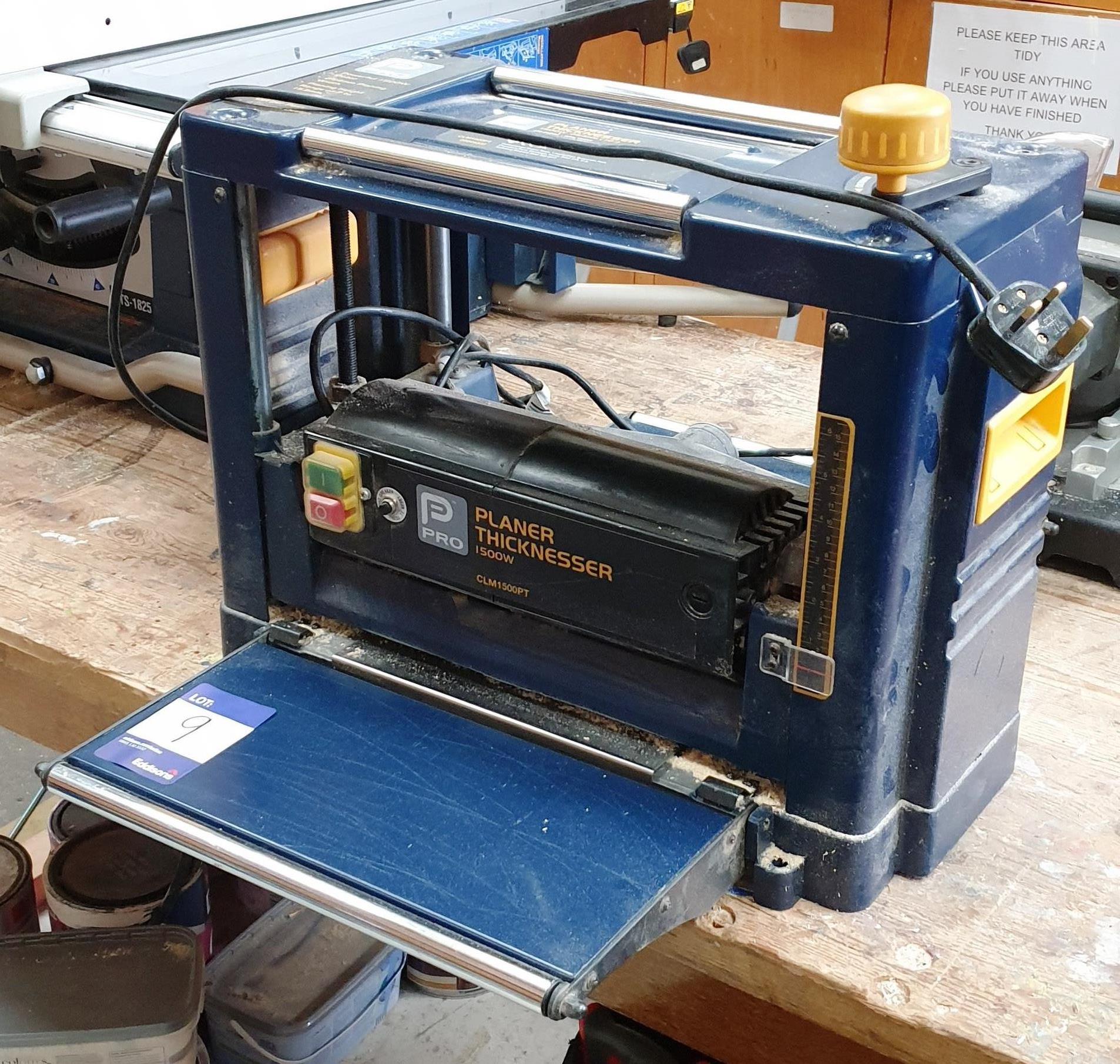 Ryobi ETS 1825 Table top circular saw and pro planer/thicknesser clm 1500pt