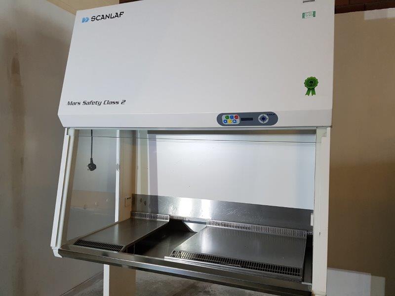 Scanlaf Labogene Mars 1200 Biohazard Safety Cabinet, 2010 HEPA Filter ...