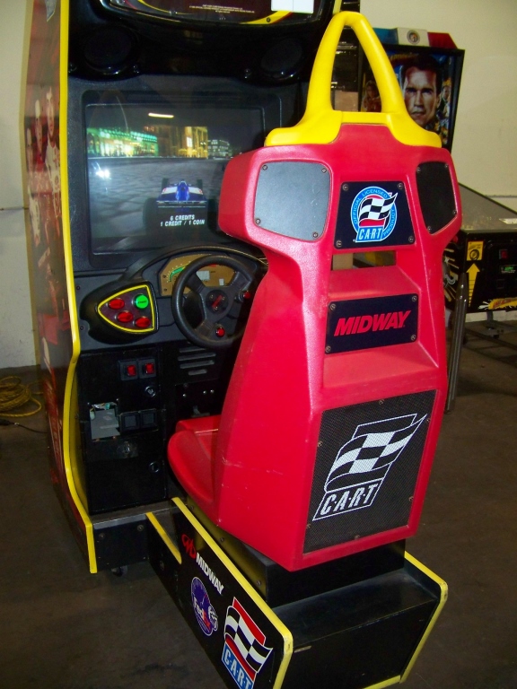 CART FURY RACING SITDOWN ARCADE GAME MIDWAY Item is in used condition ...