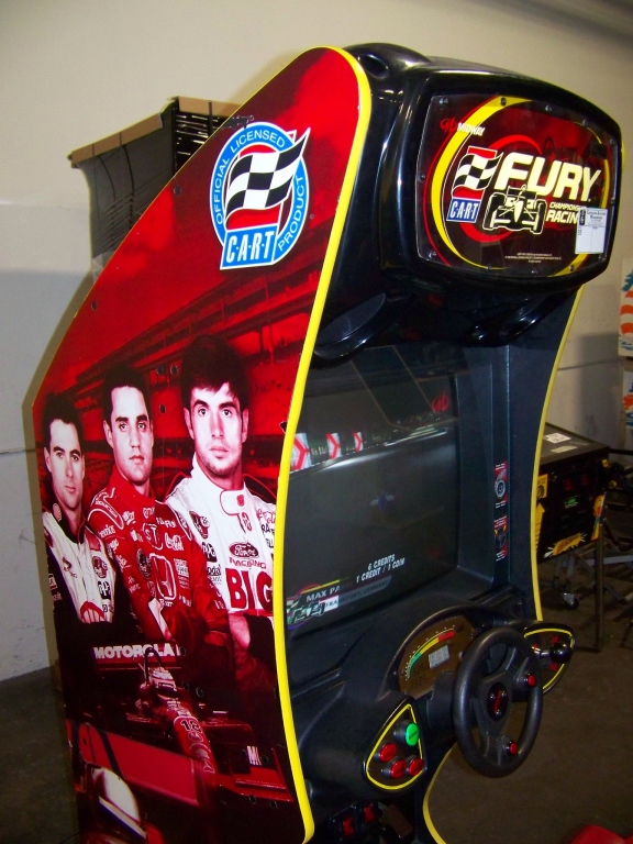 CART FURY RACING SITDOWN ARCADE GAME MIDWAY Item is in used condition ...