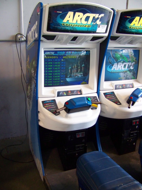 ARCTIC THUNDER RACING ARCADE GAME ATARI Item is in used condition ...