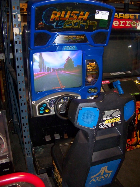 RUSH 2049 SPECIAL EDITION RACING ARCADE GAME ATARI Item is in used ...