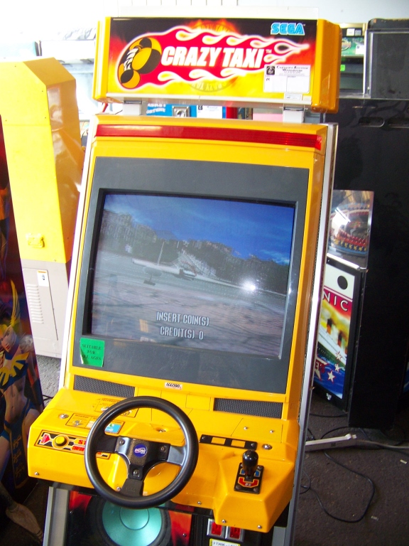 CRAZY TAXI UPRIGHT DRIVER ARCADE GAME SEGA NAOMI Item is in used ...