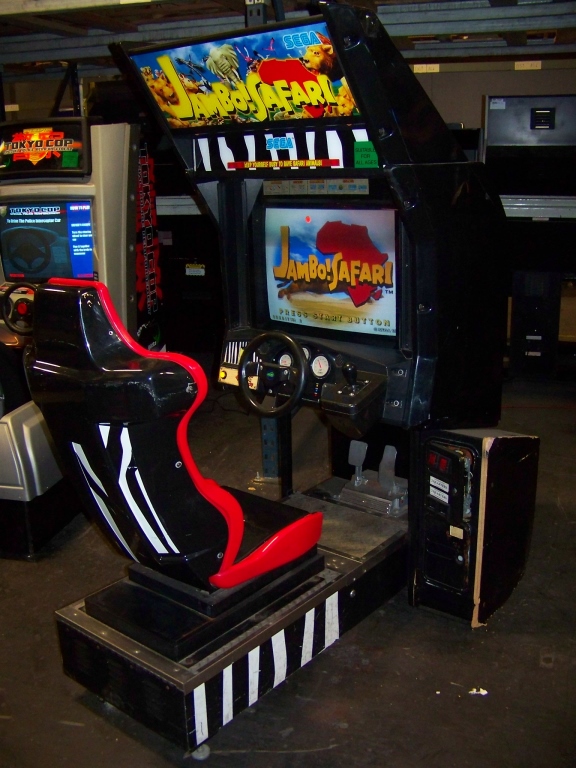 JAMBO SAFARI SITDOWN DRIVER ARCADE GAME SEGA Item is in used condition ...