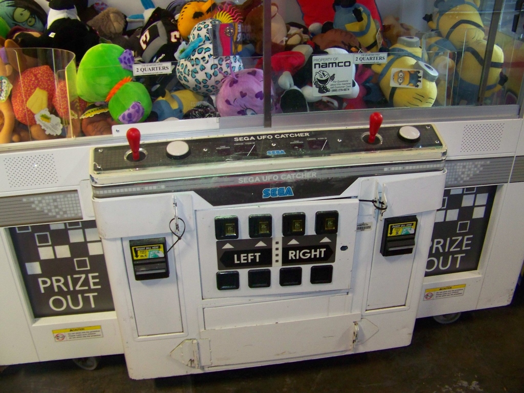 UFO CATCHER 60" SEGA PLUSH CRANE MACHINE Item is in used condition ...