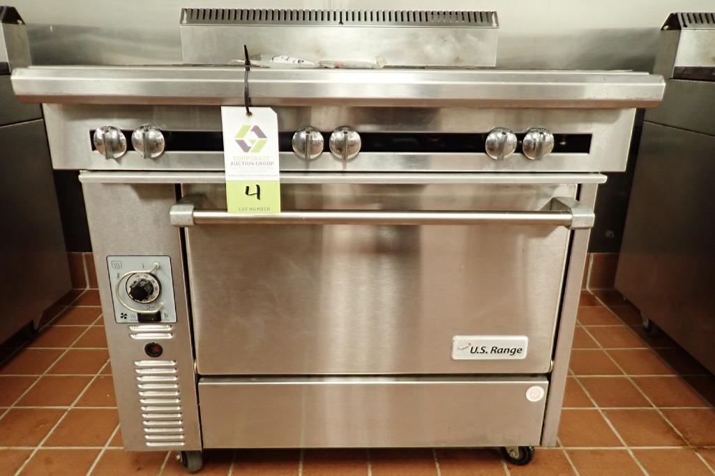 US Range six burner standard oven, Model C836-6, natural gas, 36 in ...