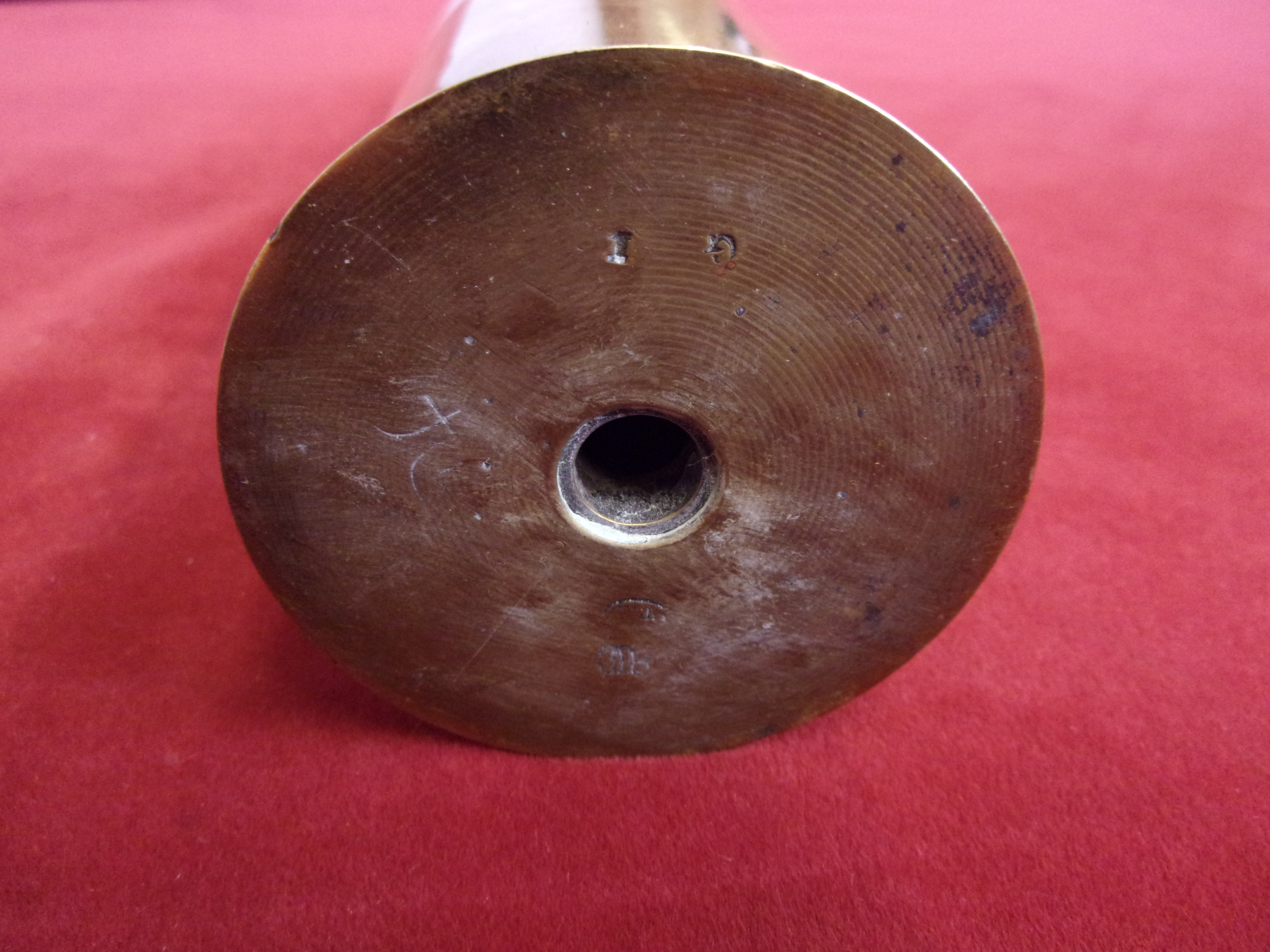 Japanese Naval 47mm revolving cannon round, made by Hotchkiss ...