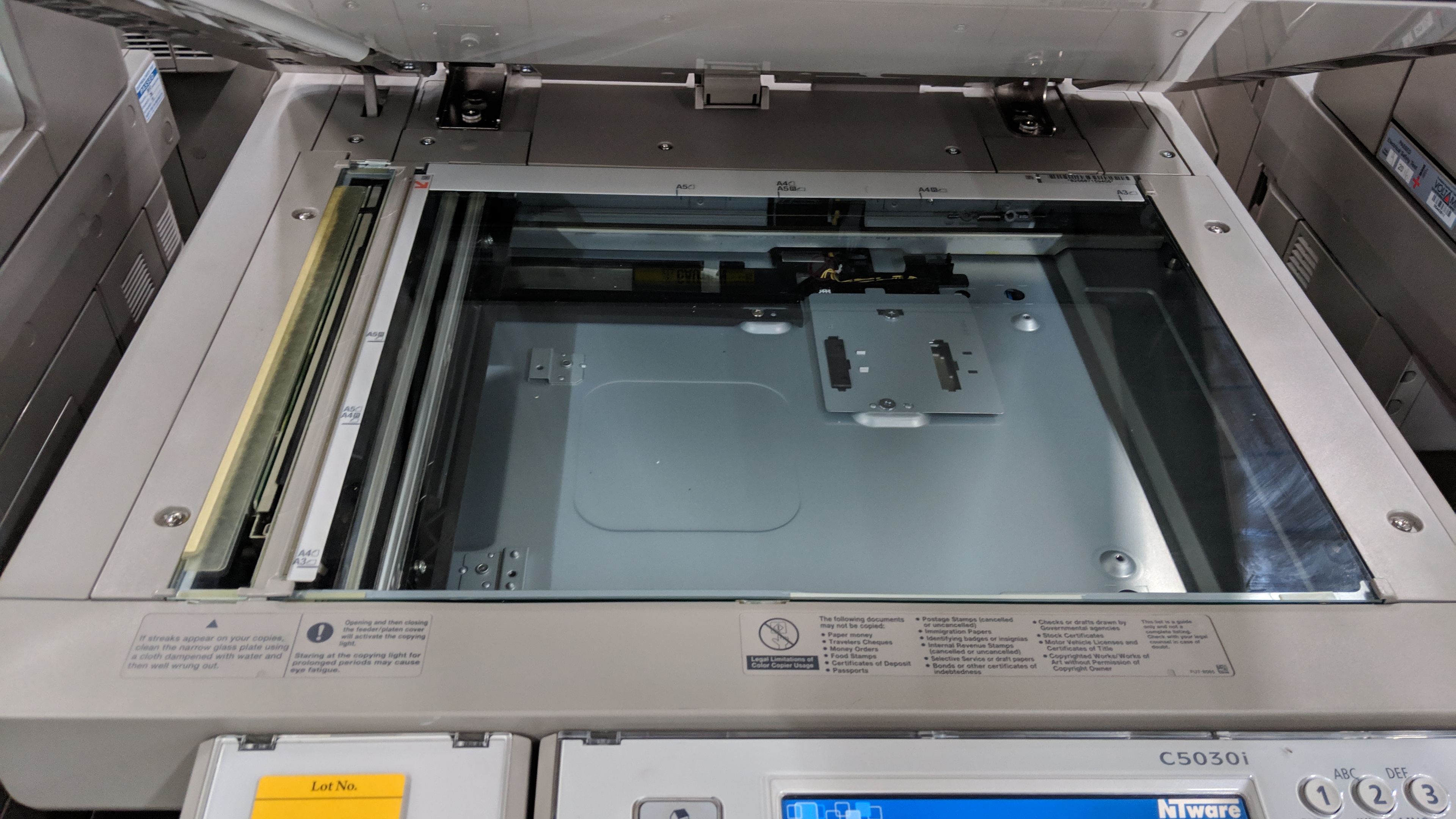 Canon imageRUNNER Advance model C5030i floorstanding copier with auto ...