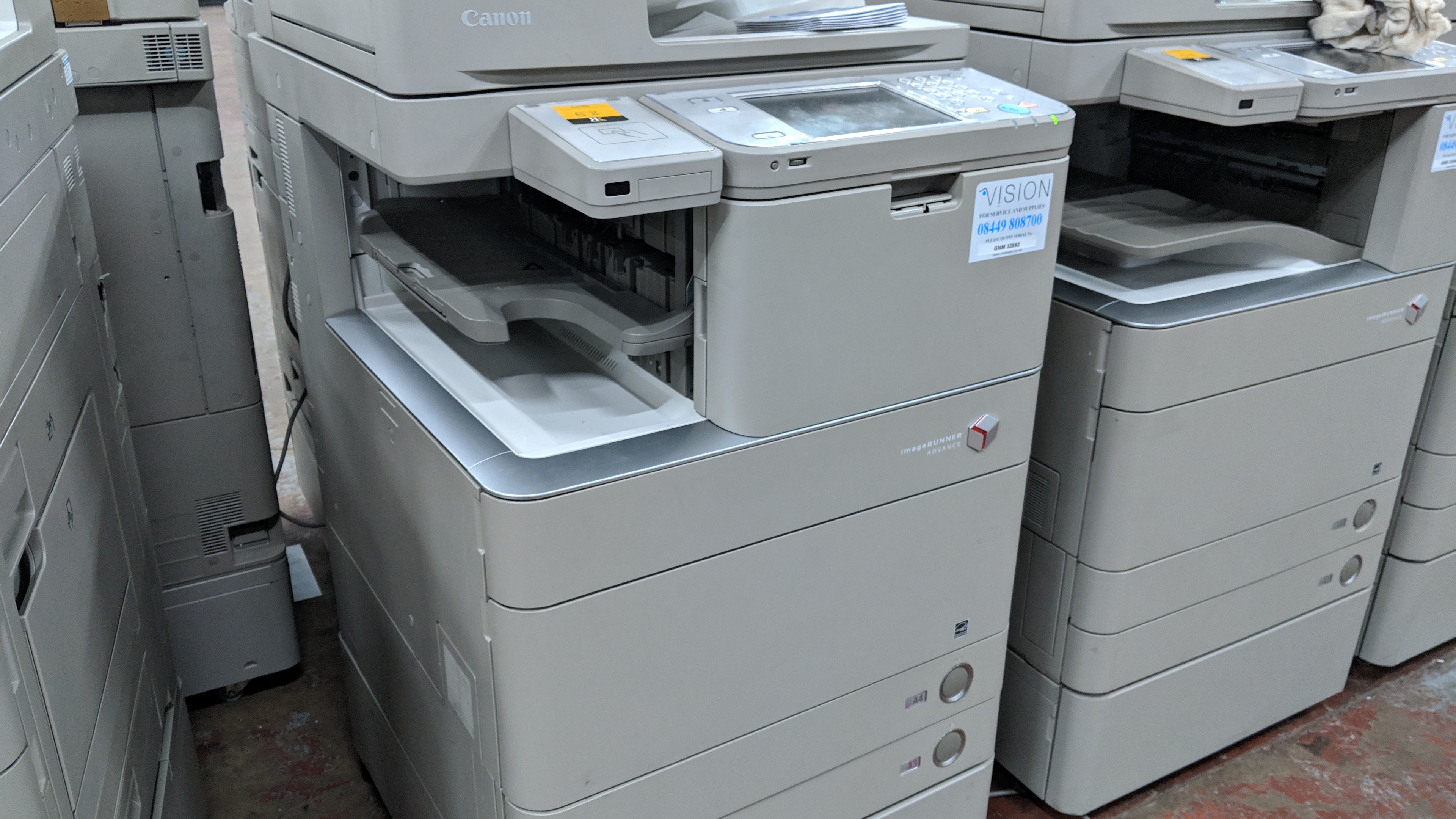 Canon imageRUNNER Advance model C5030i floorstanding copier with auto ...