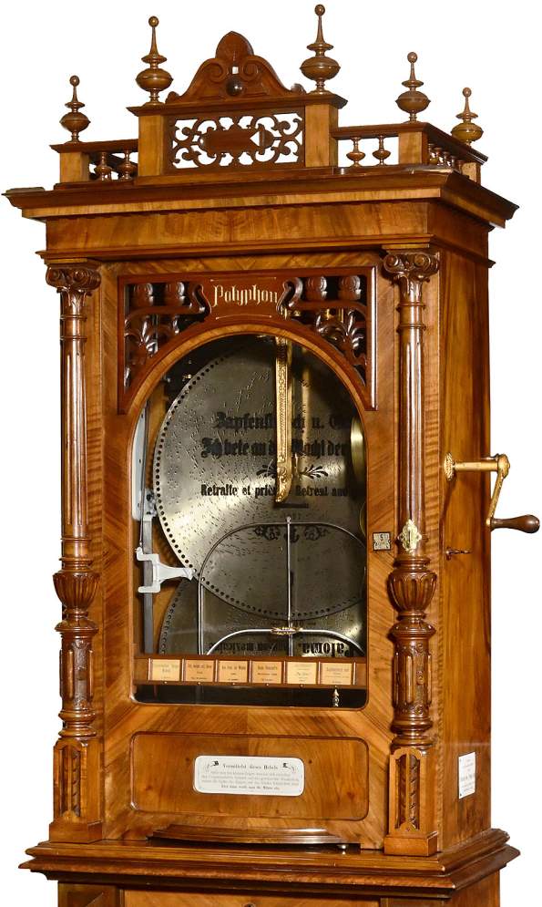 Polyphon No. 5 Automatic Disc-Changing Musical Box, c. 1900 By Polyphon ...