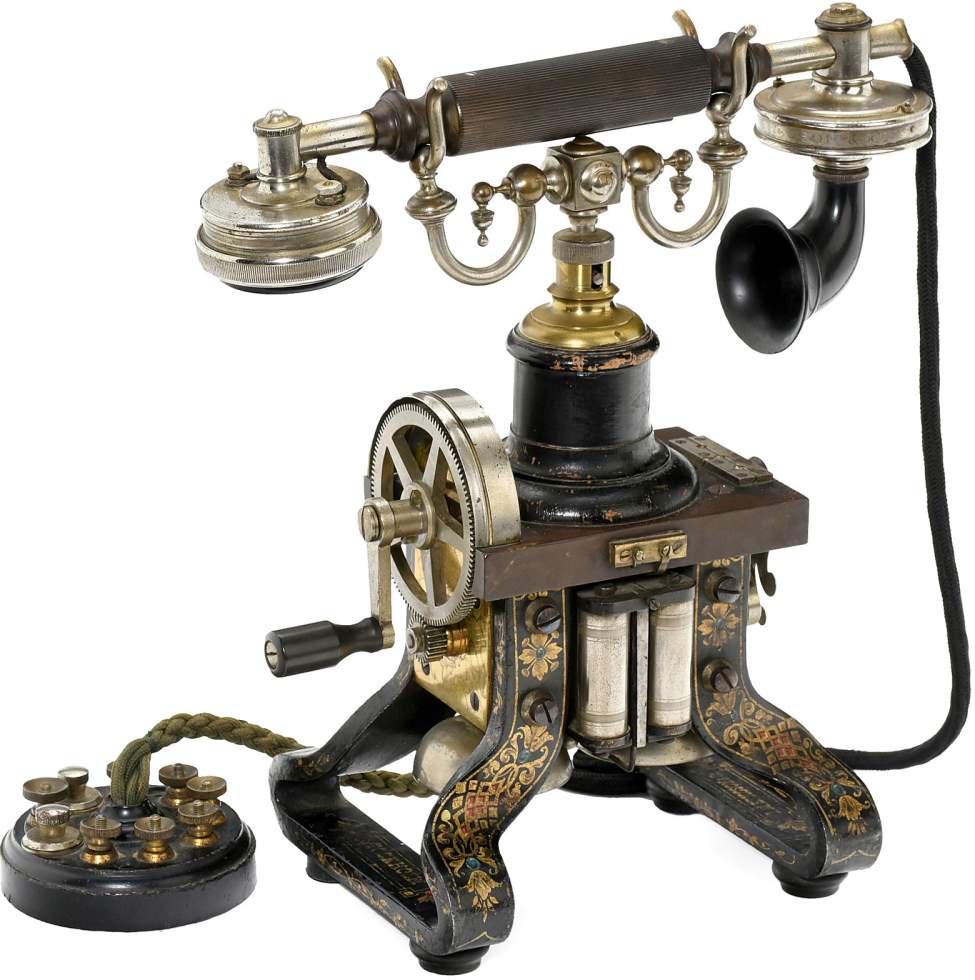Skeleton Telephone by L.M. Ericsson, 1892 onwards L.M. Ericsson ...