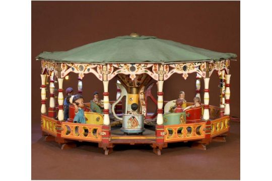 Working Model of a "Waltzer" Detailed fairground model, constructed of ...