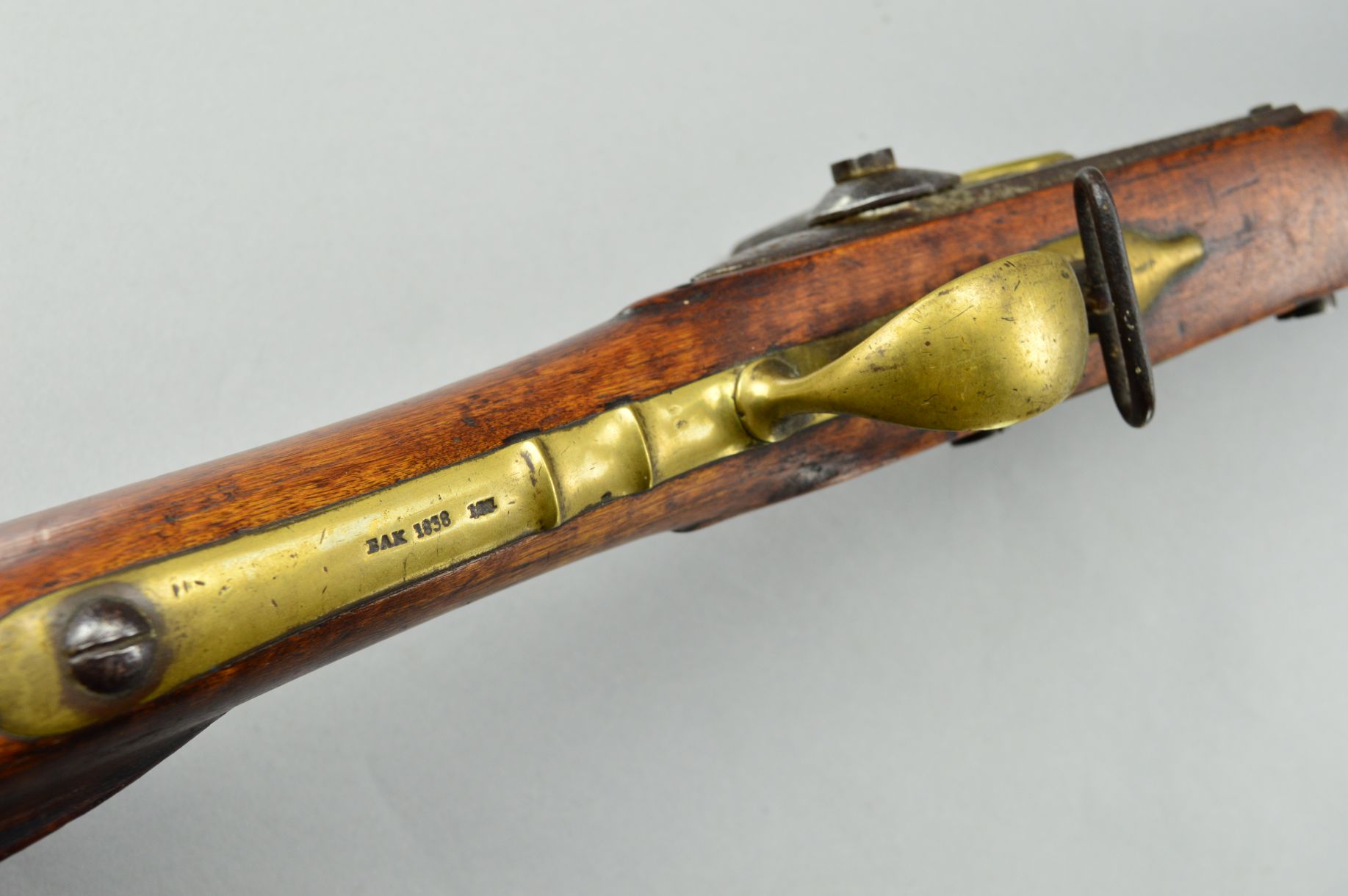 AN ANTIQUE IMPERIAL RUSSIAN SMOOTH BORE MILITARY ISSUE MUSKET CONVERTED ...