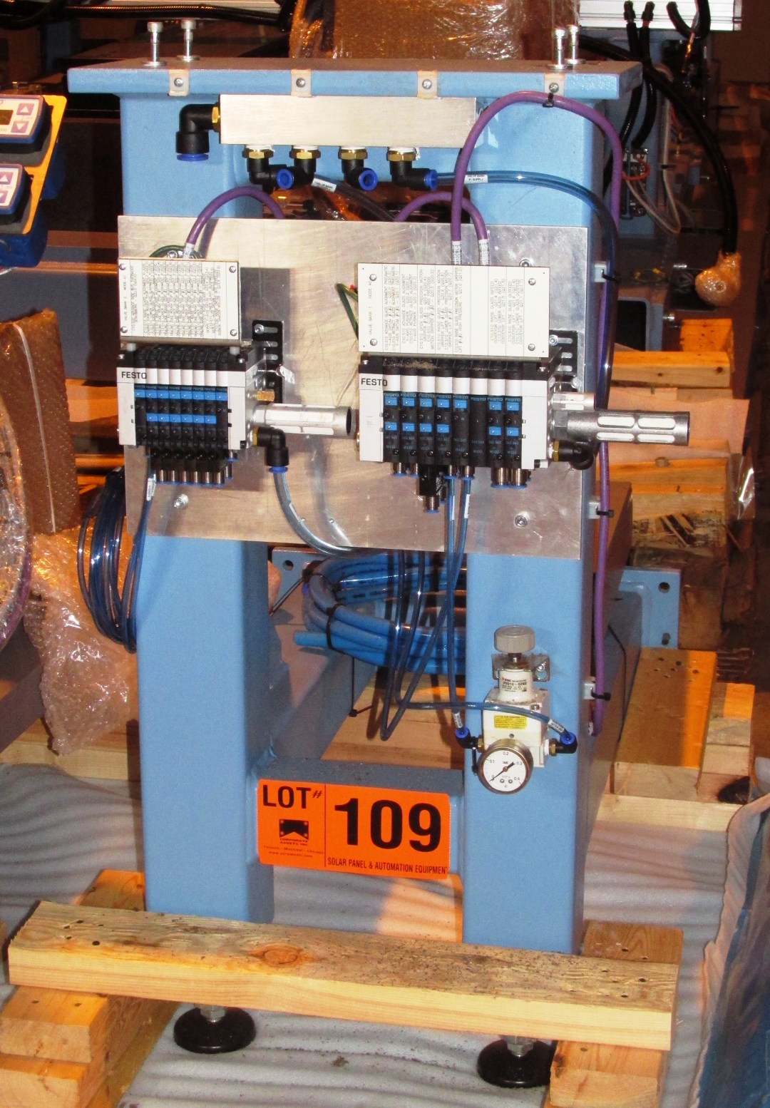 FESTO PNEUMATIC VALVE BANK ASSEMBLY