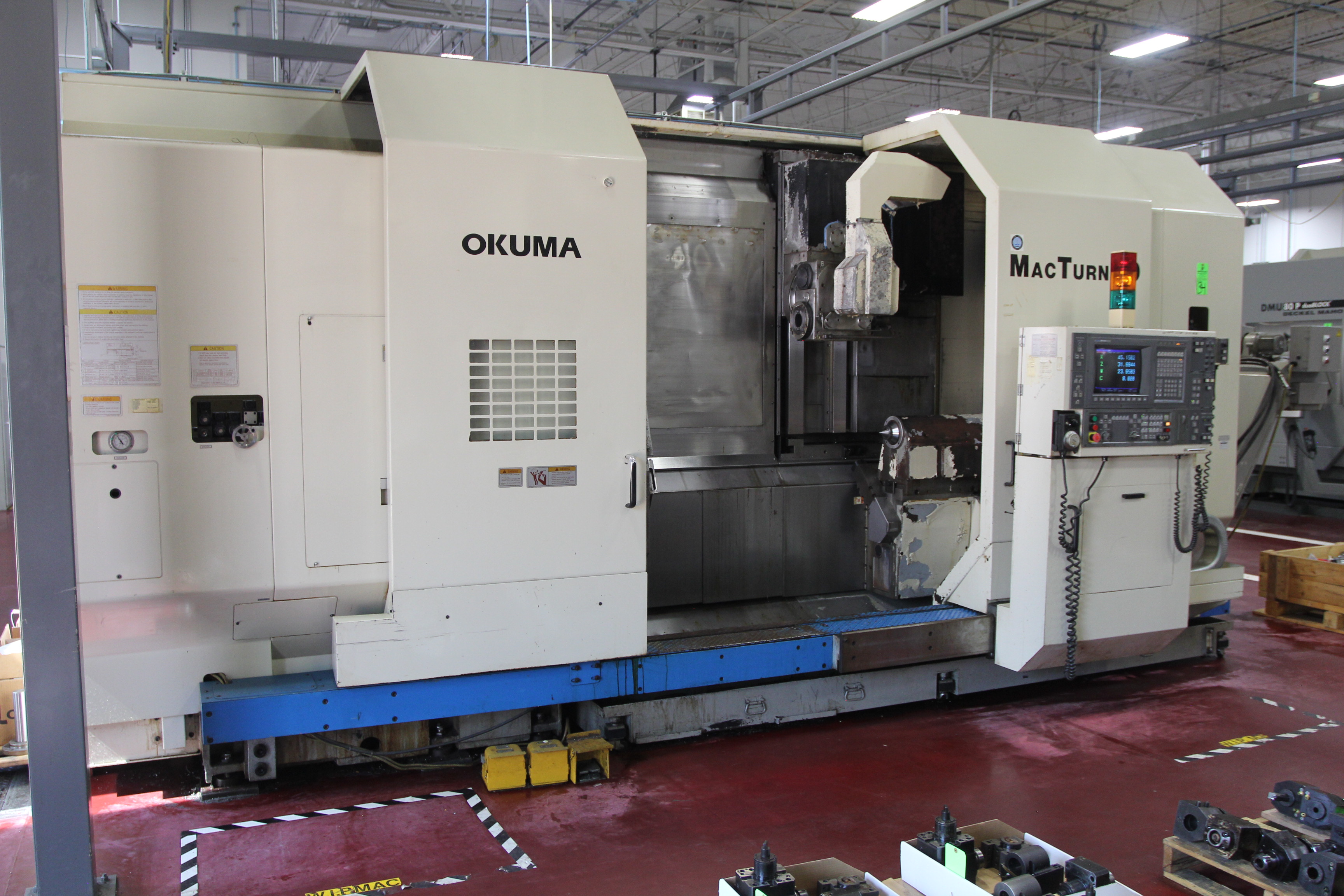 OKUMA MacTurn 50 4 Axis MILLING/TURNING CENTER, s/n 0018, w/ OSP7000L ...
