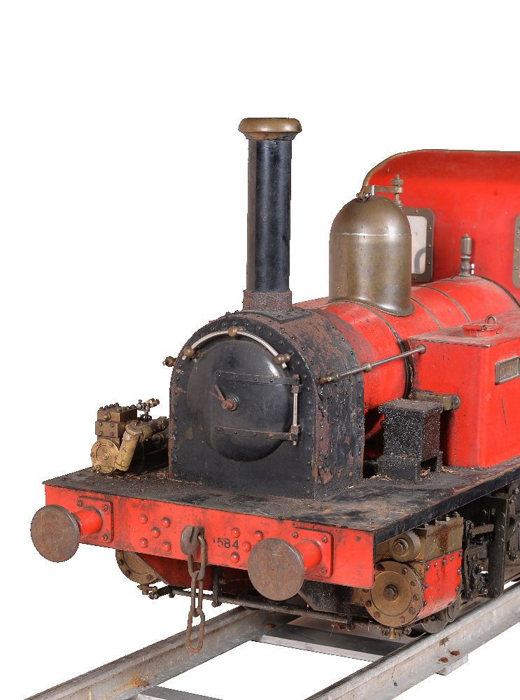 A well engineered 7¼ inch gauge model of an 0-4-0 side tank locomotive ...