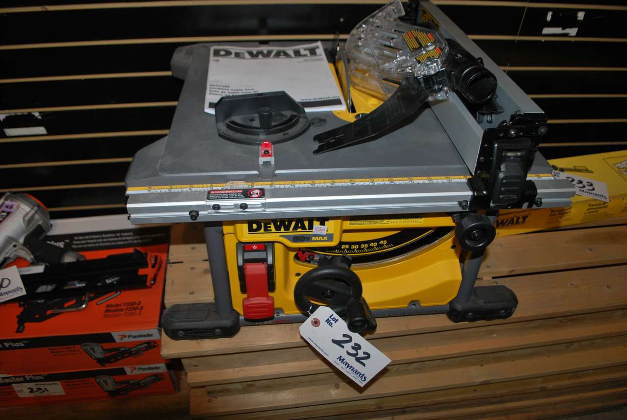 Dewalt DCS7485 Power tools Cordless table saw, comes with outfeed side ...