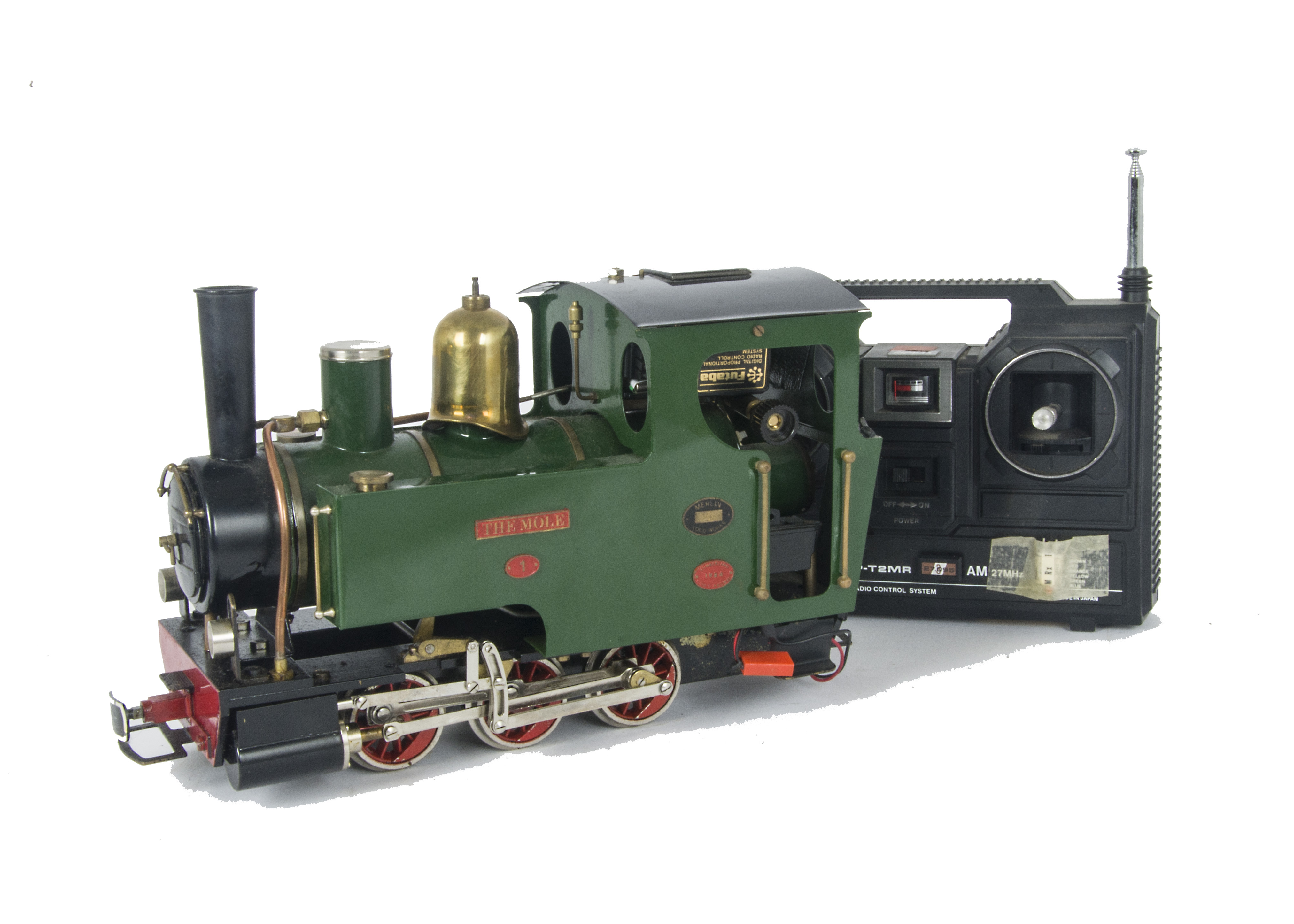 A G Scale Live Steam Gas-Fired Radio-Controlled 0-6-0 Tank Locomotive ...