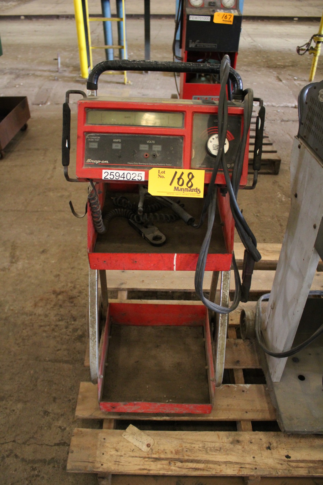 Snap-On MT1560 Heavy Duty Starting/Charging System Tester S/N 2594025 ...