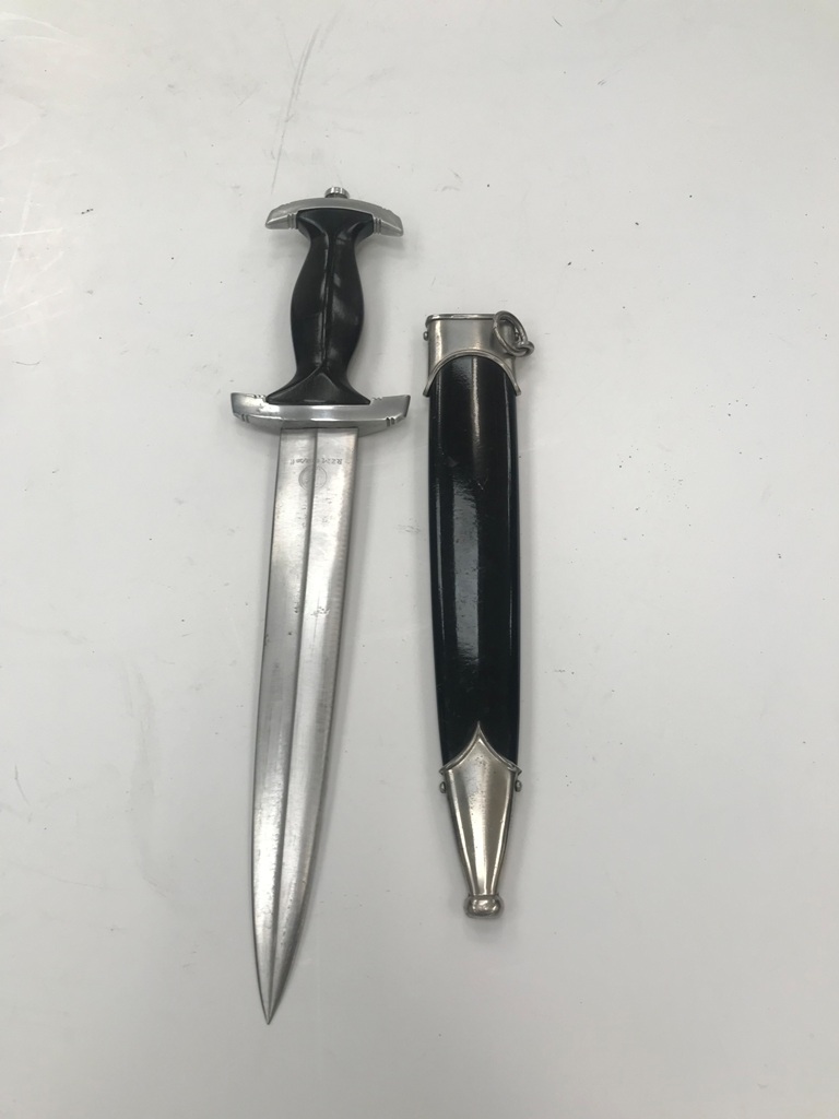 WWII German SS Dress Dagger and sheath, marked "RZM 1052/38 SS" For ...