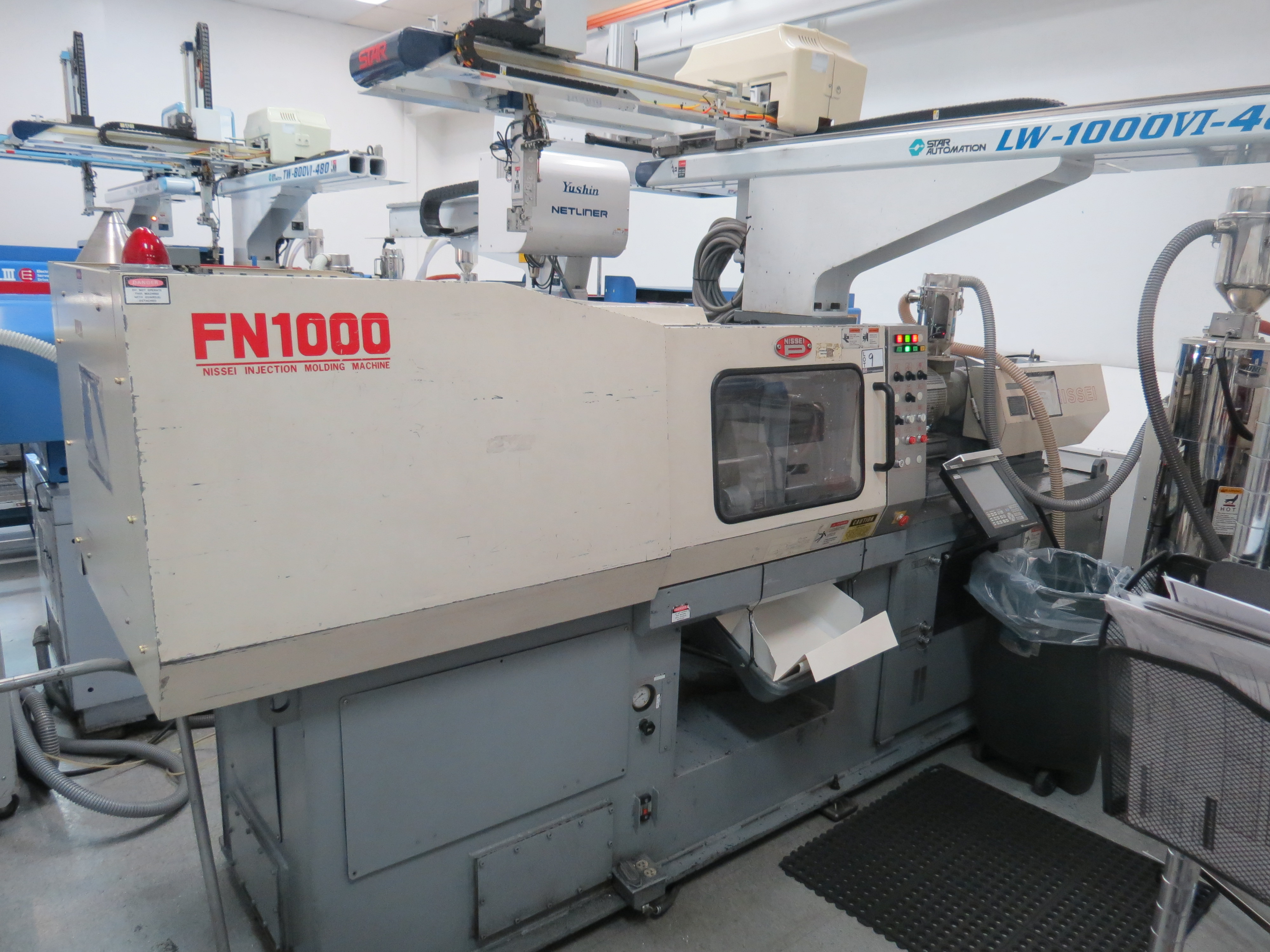 88 Ton Nissei Injection Molding Machine, Mdl # FN1000-12A, NC9300T ...