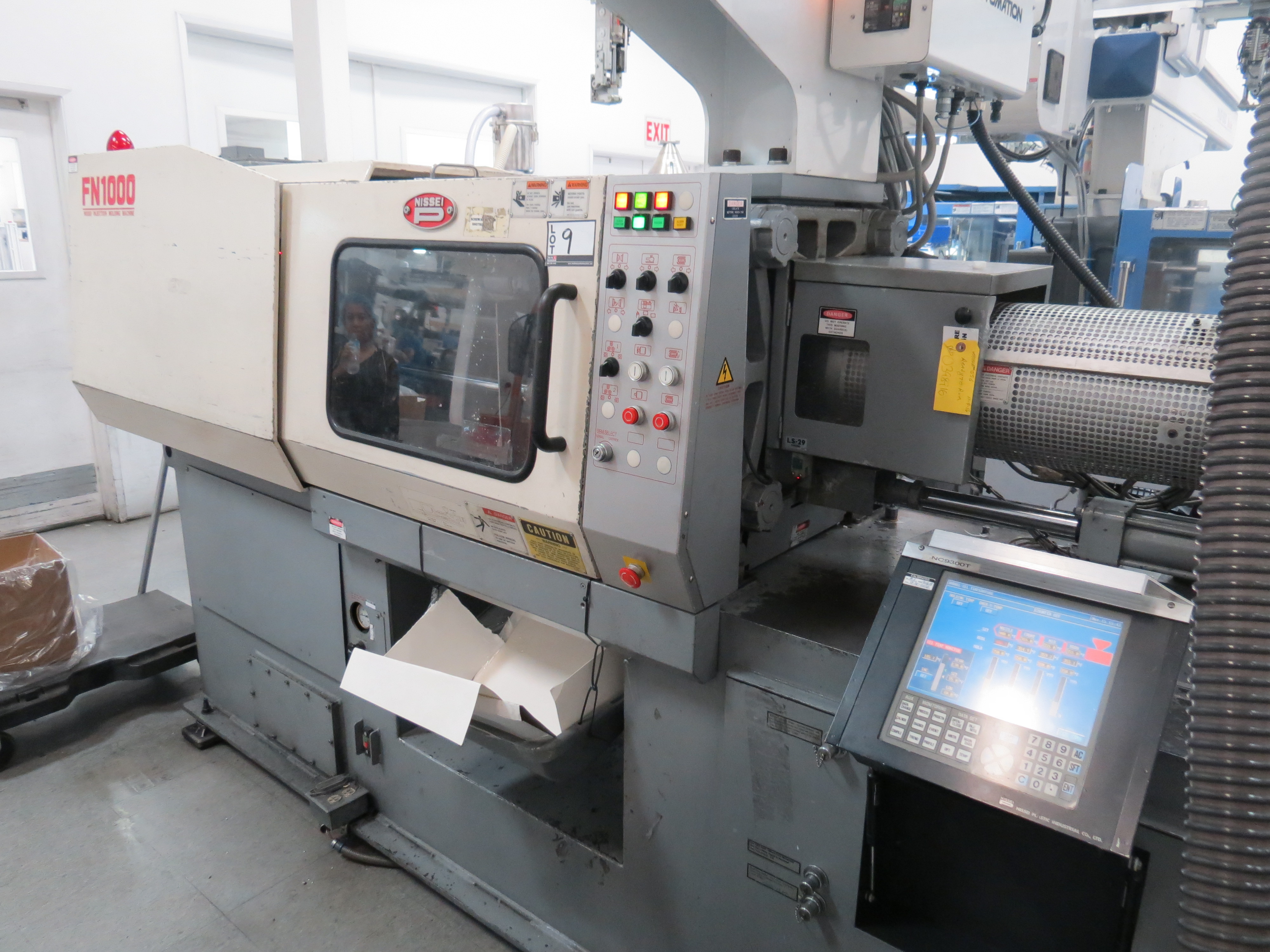 88 Ton Nissei Injection Molding Machine, Mdl # FN1000-12A, NC9300T ...