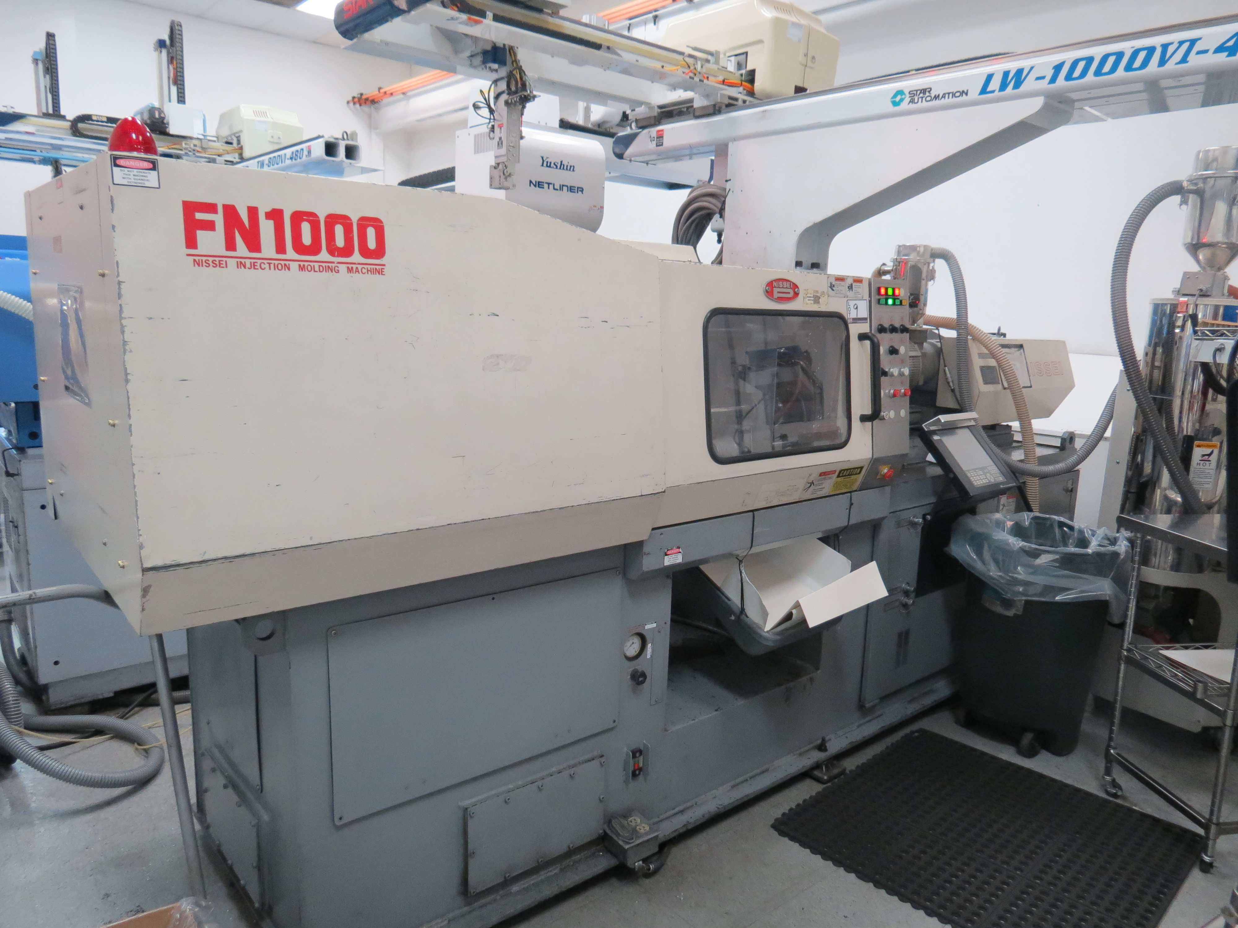 88 Ton Nissei Injection Molding Machine, Mdl # FN1000-12A, NC9300T ...