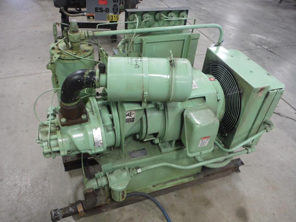 Sullair LS-10 screw compressor, Model LS-10 40H AC, SN 003-116449, bom ...