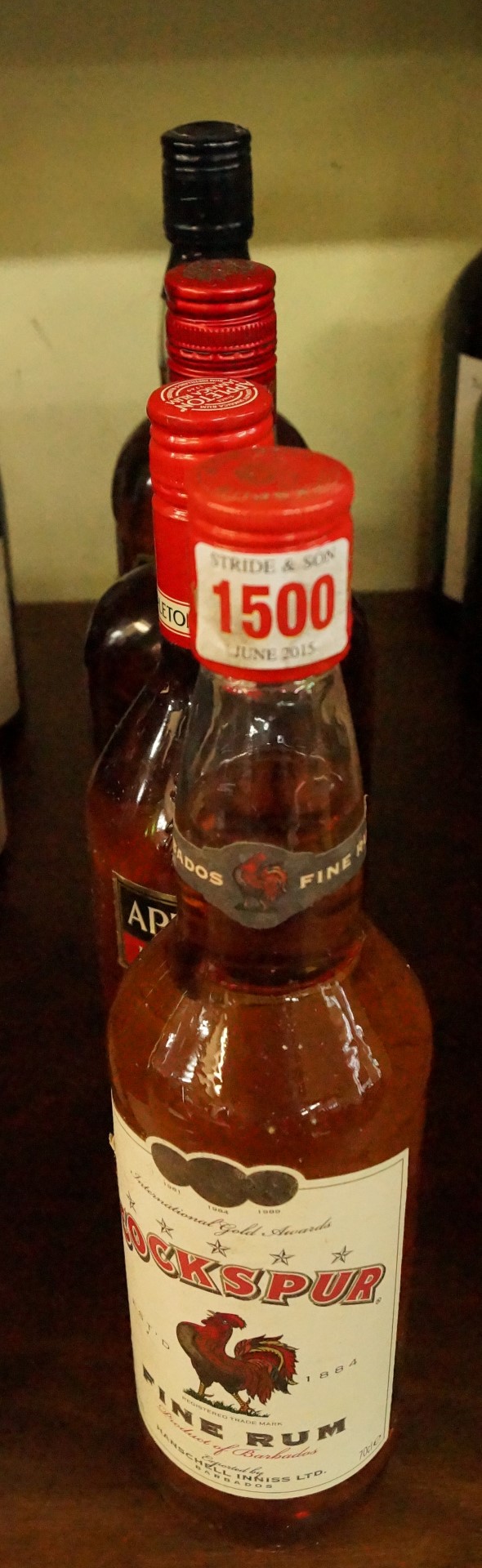 A 75cl bottle of Old Brigand 'Black Label' Barbados Rum; together with ...