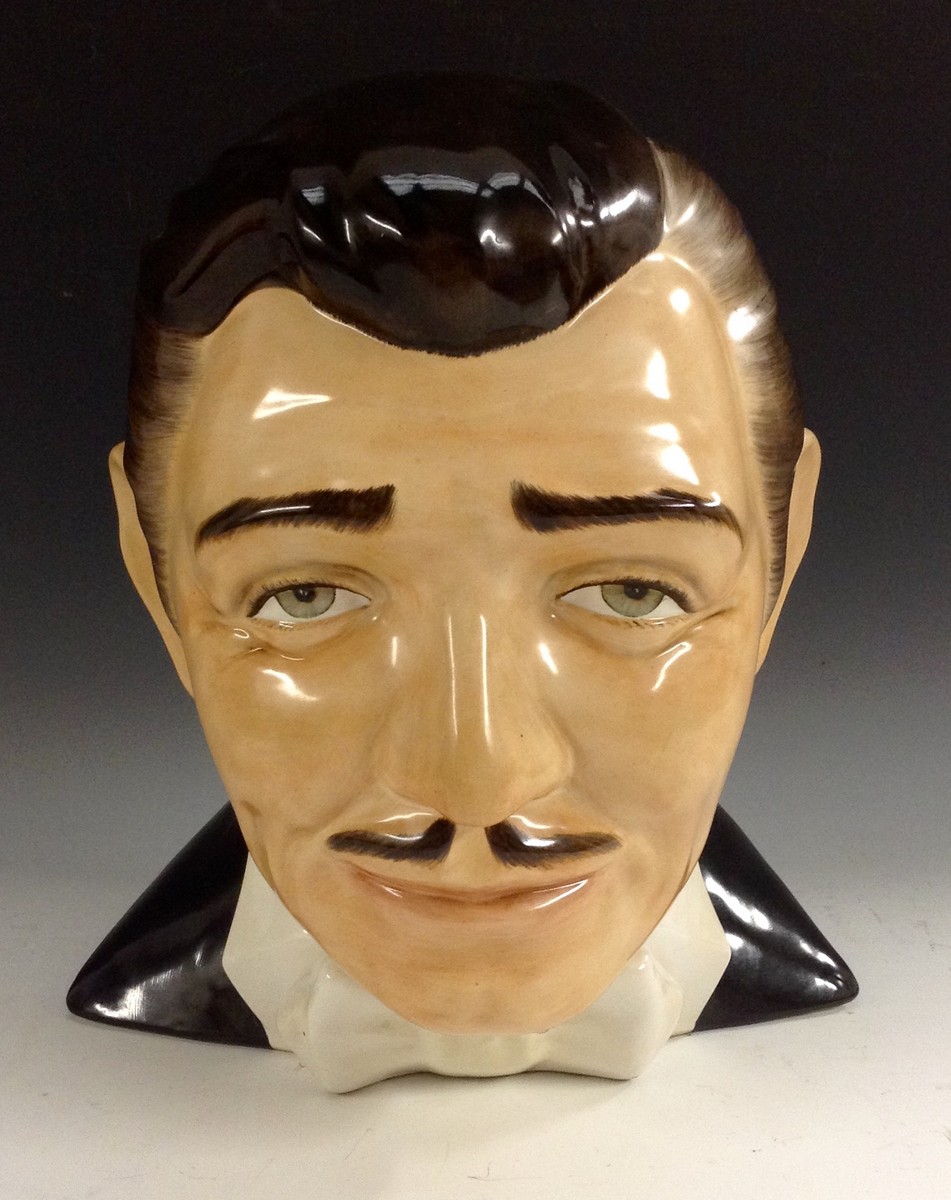 A ceramic bust of Clark Gable, designed by Morris Rushton for the ...