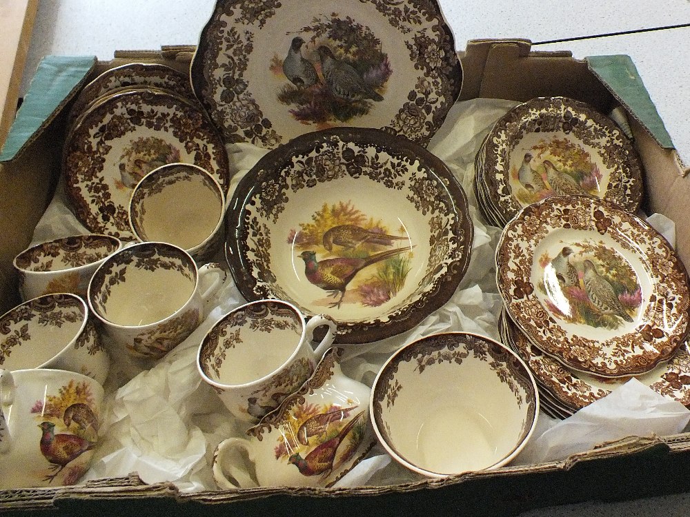 Various Royal Worcester Palissy Game Series china