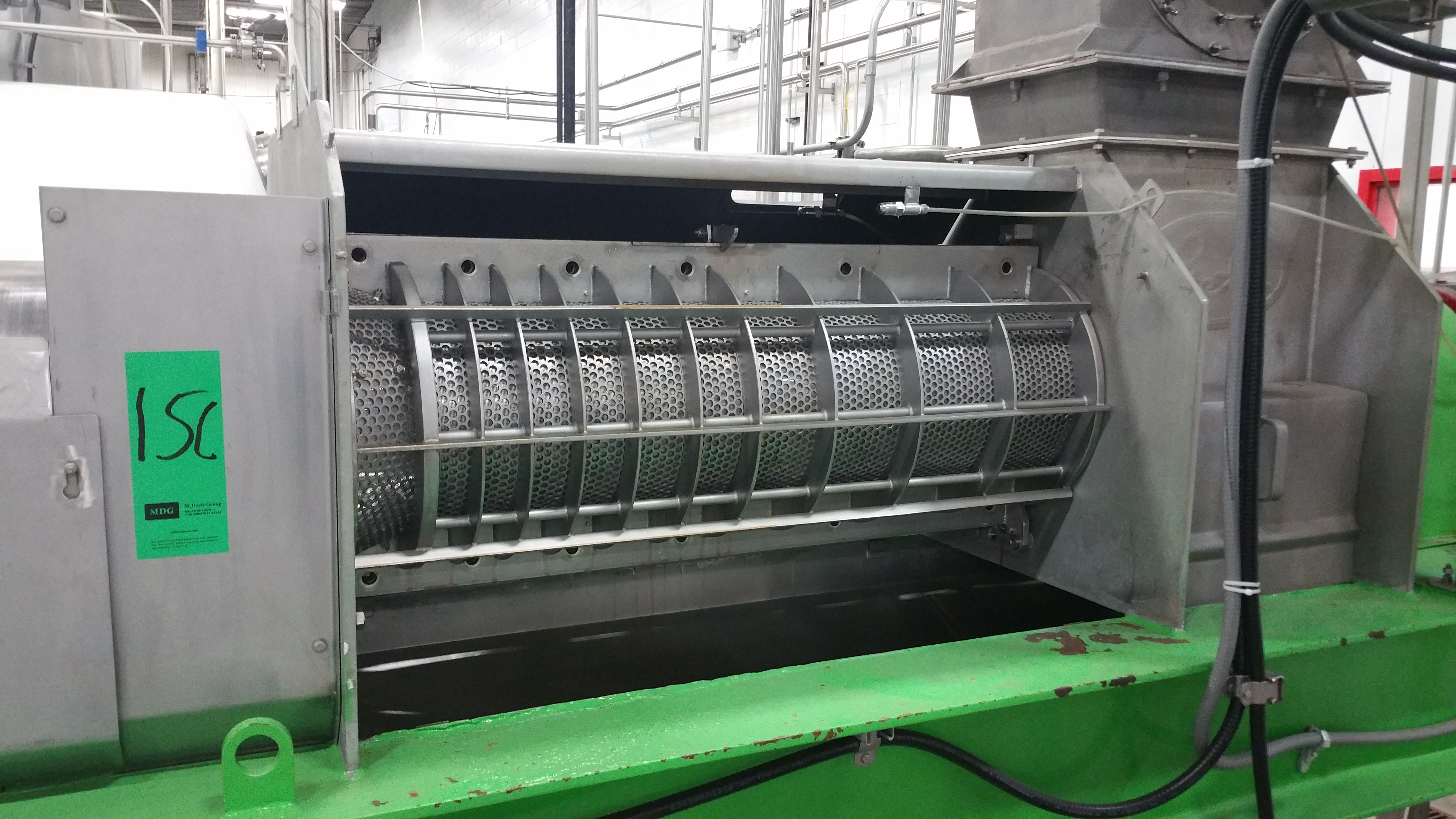 Rietz Continuous Horizontal Screw Press/Dewatering Press, Model RSP-12 ...