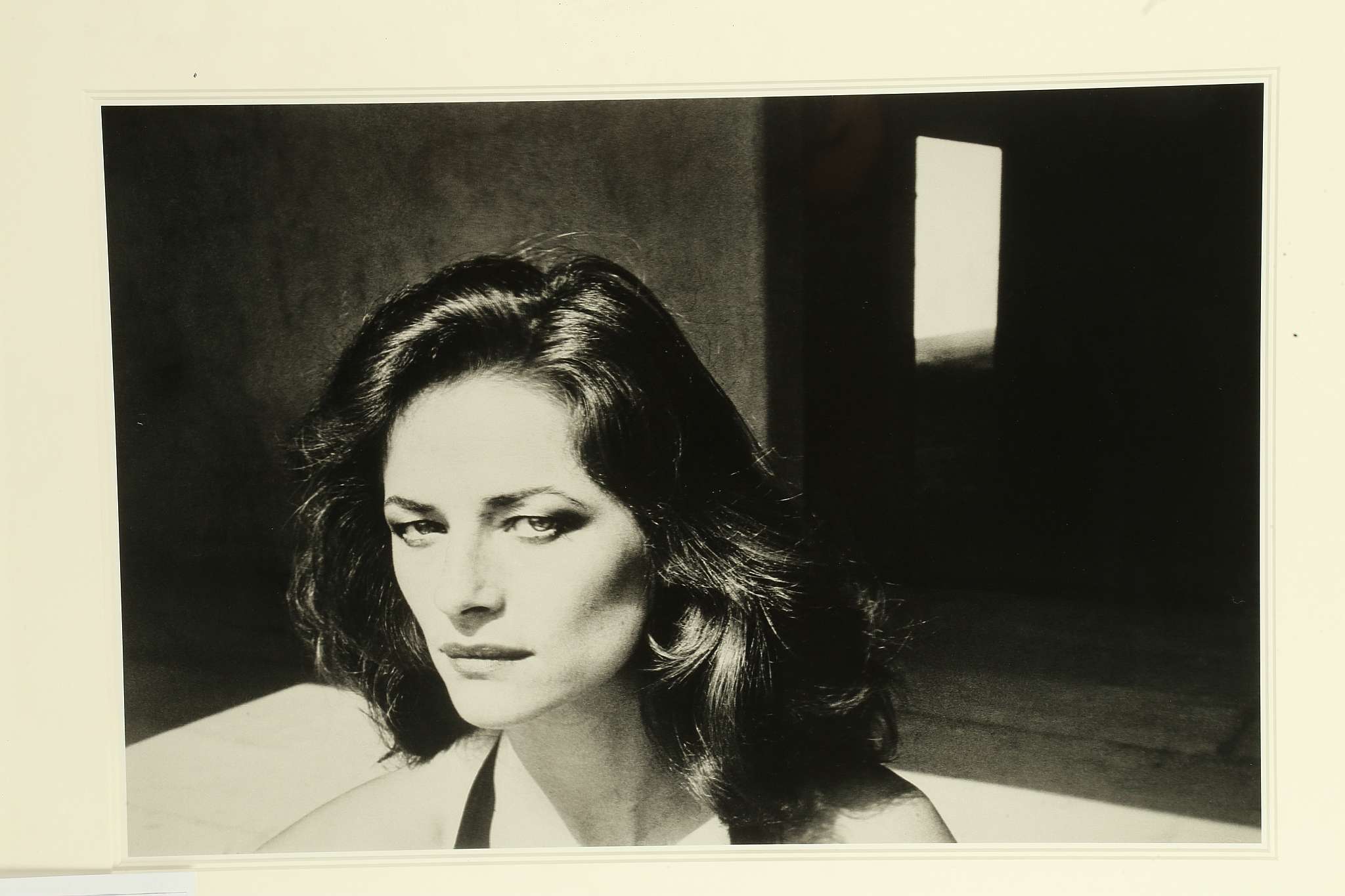 HELMUT NEWTON (GERMAN 1920-2004), ‘Charlotte Rampling’, 1967, silver ...