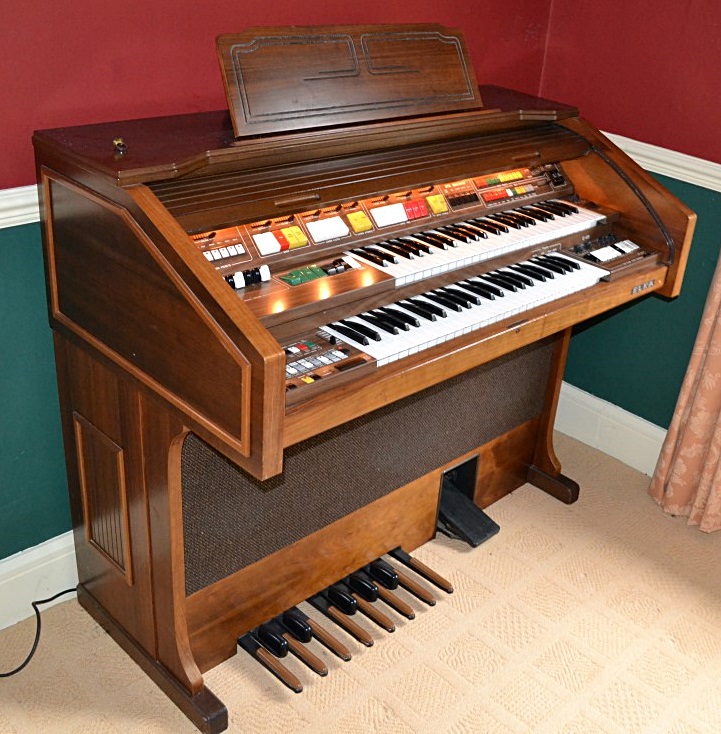 1 x ELKA E49 Freestanding Electric Organ (Circa 1984) - From A Grade II ...