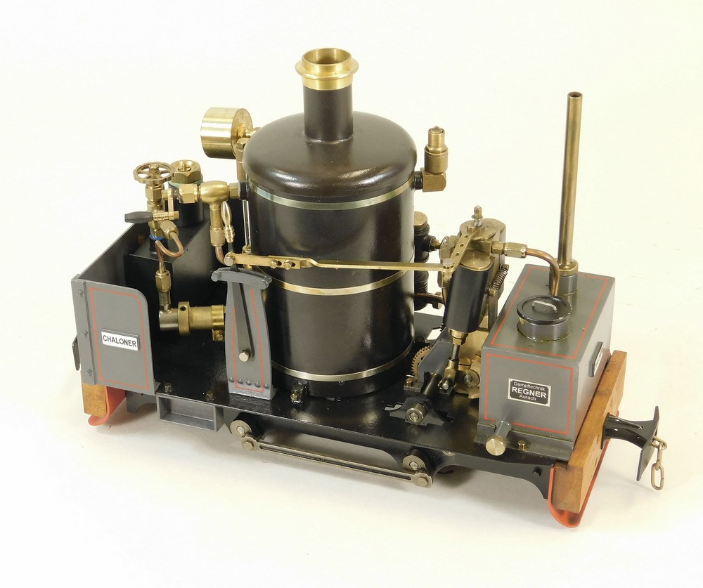 REGNER LOCOMOTIVE. Model 'Chaloner gas fired living steam locomotive ...