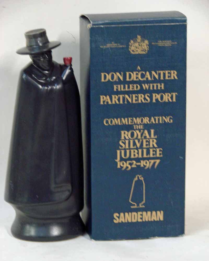 Sandeman Don Decanter filled with Partners Port, Commemorating the ...