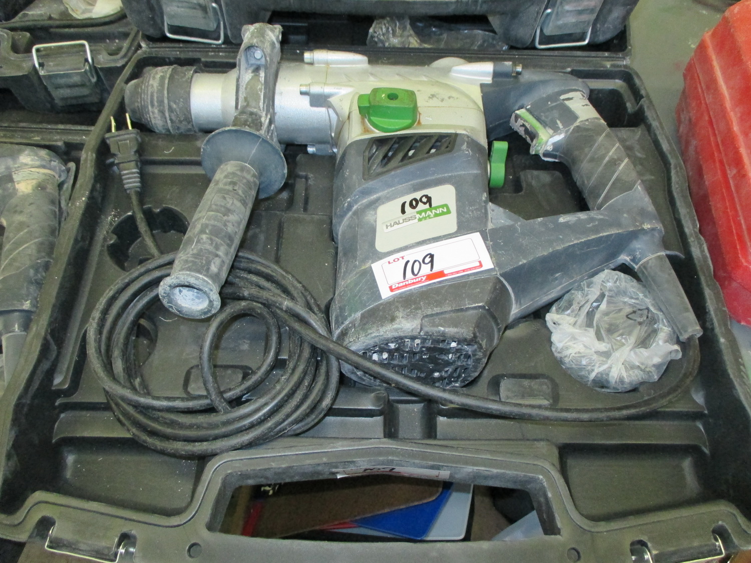 HAUSSMANN ELECTRIC ROTARY HAMMER DRILL W/ CASE