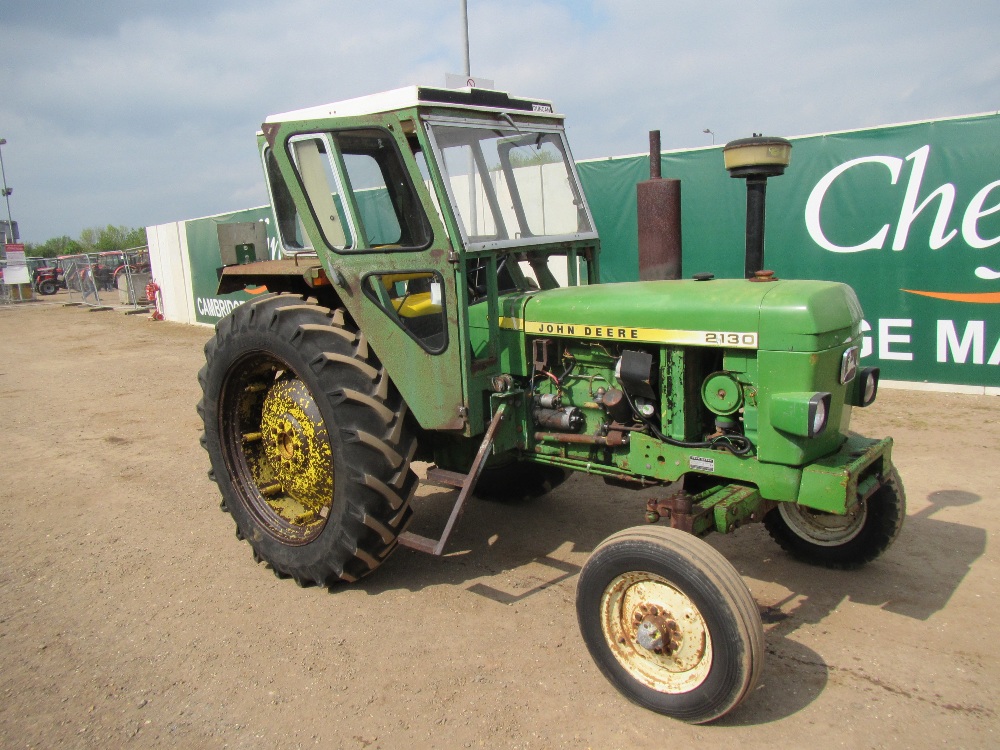 John Deere 2130 Tractor c/w Duncan cab Reg. No. VHO 794R