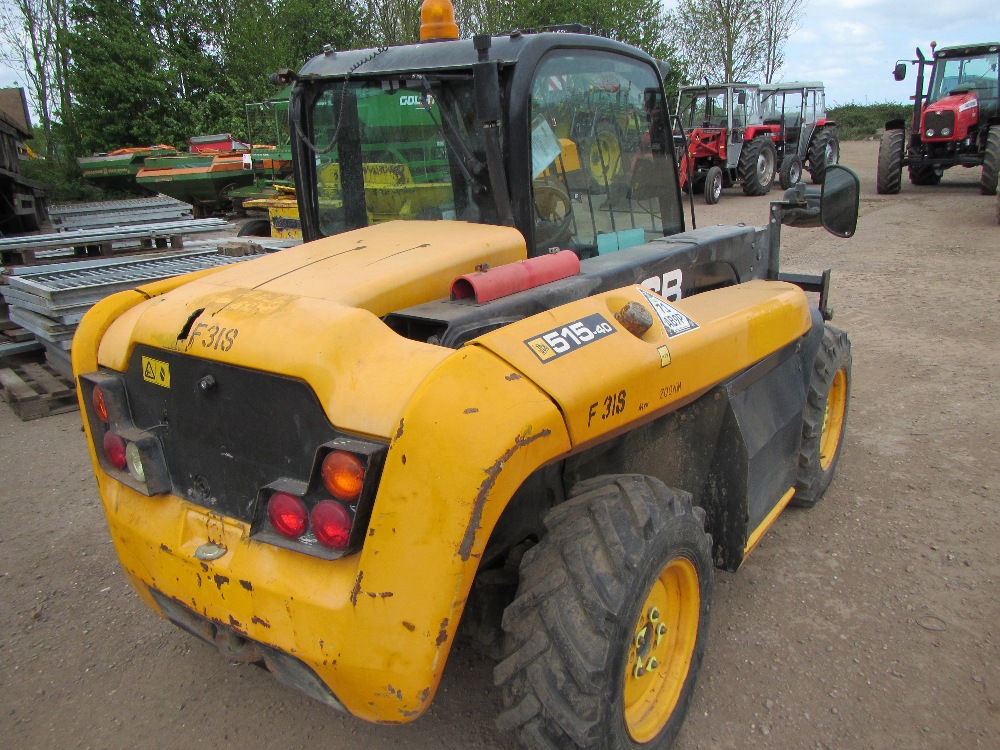 JCB 515-40 Compact Telehandler Reg. No. GN10 CJY