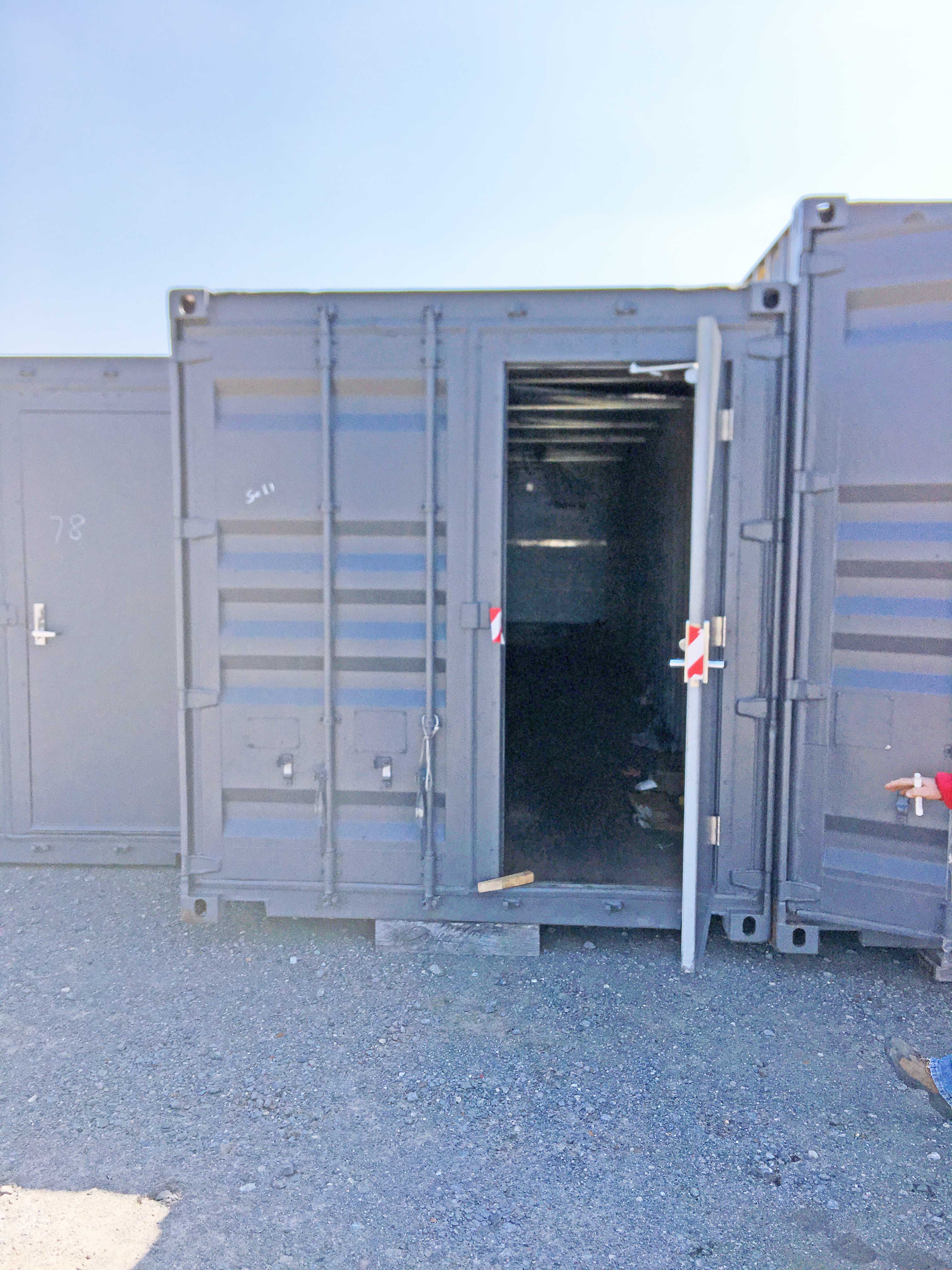 CONEX STORAGE UNIT, APPROX. 40'