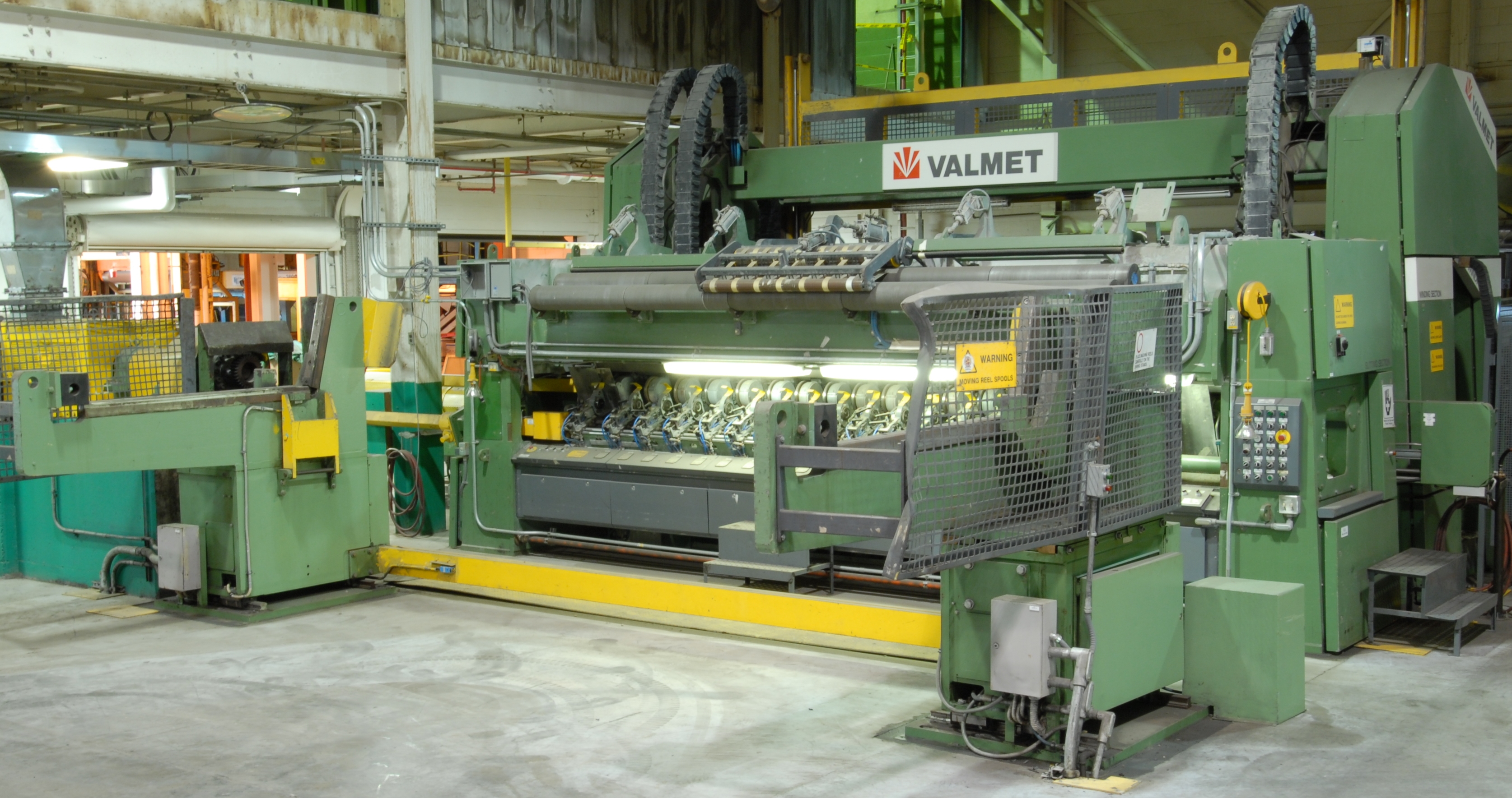 VALMET TWIN DRUM TYPE (15) STATION SLITTER/REWINDER (CI) (LINE 7)