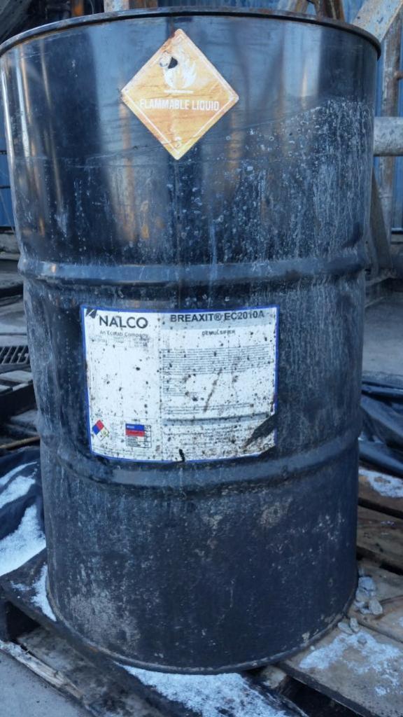 50 Gallon Barrel Nalco Breaxit EC2010A Demulsifier (Safety Data Sheets ...