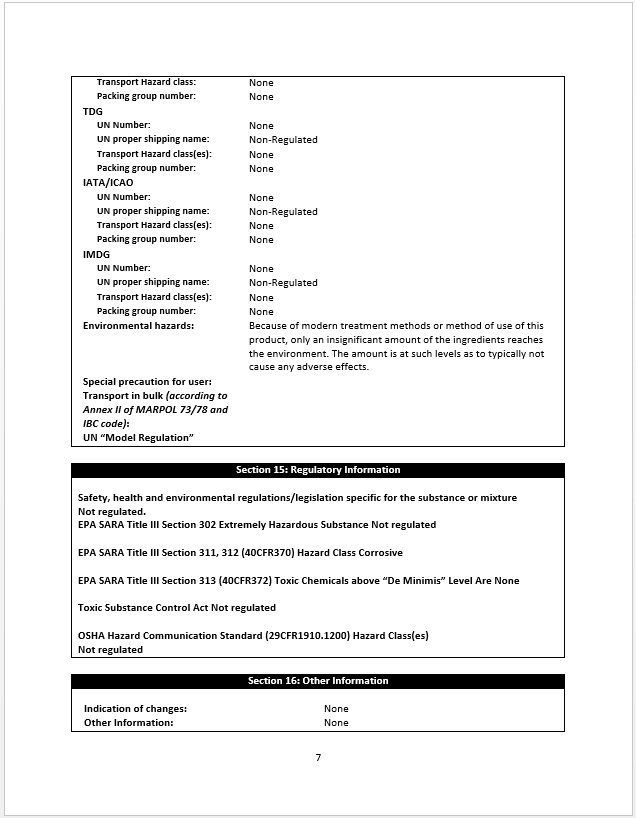 50 Gallon Barrel Nalco Breaxit EC2010A Demulsifier (Safety Data Sheets ...