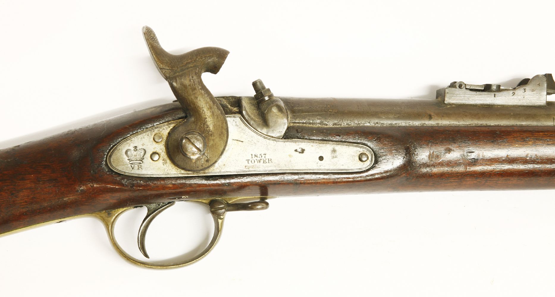 A Victorian Tower musket,proofed and dated 1857, converted from a rifle ...