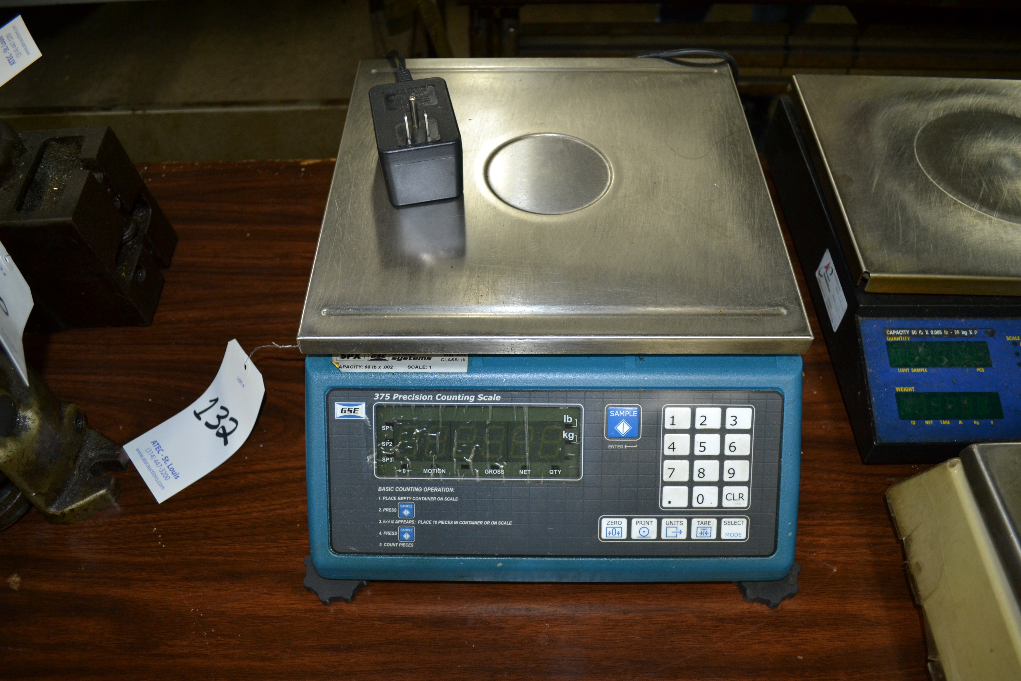 GSE Model 375 Precision Counting Scale, 60 Lbs. Capacity