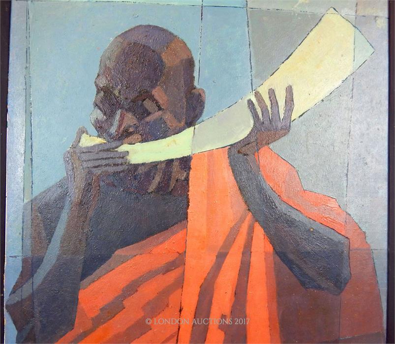 Benjamin Offei - Nyarko 'BON' (Ghanaian b.1951), oil on board, 'The ...