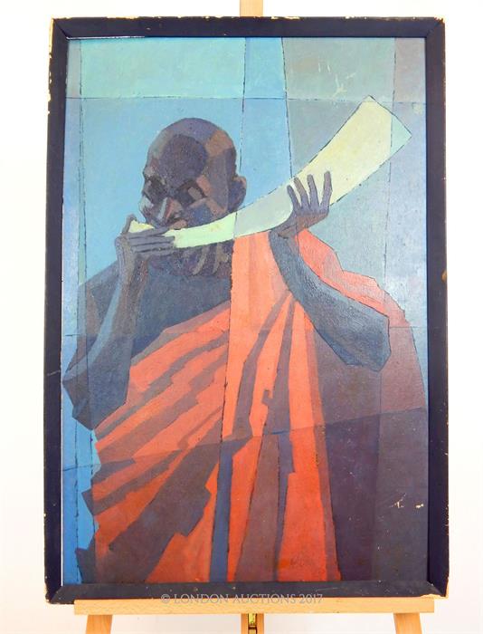 Benjamin Offei - Nyarko 'BON' (Ghanaian b.1951), oil on board, 'The ...